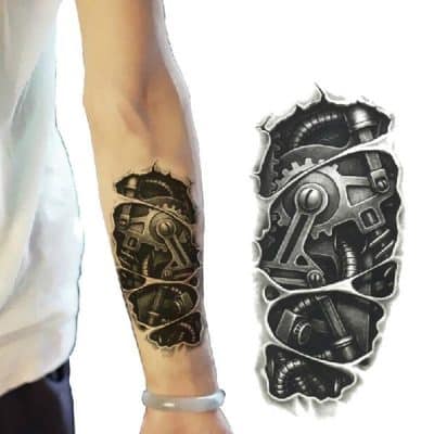 Ideas para tatuajes de 10cm para hombres en brazos